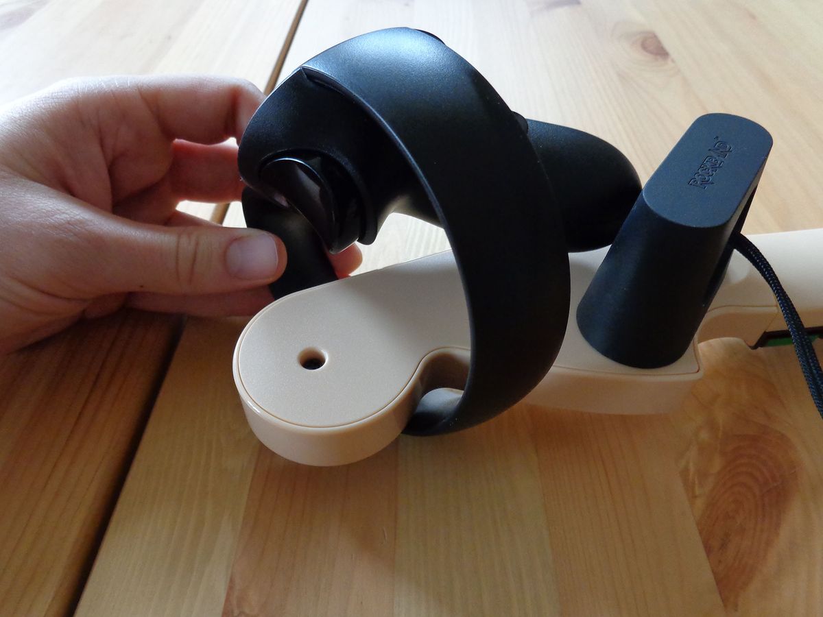 How to connect your Oculus Touch controller to the Rock Band guitar ...