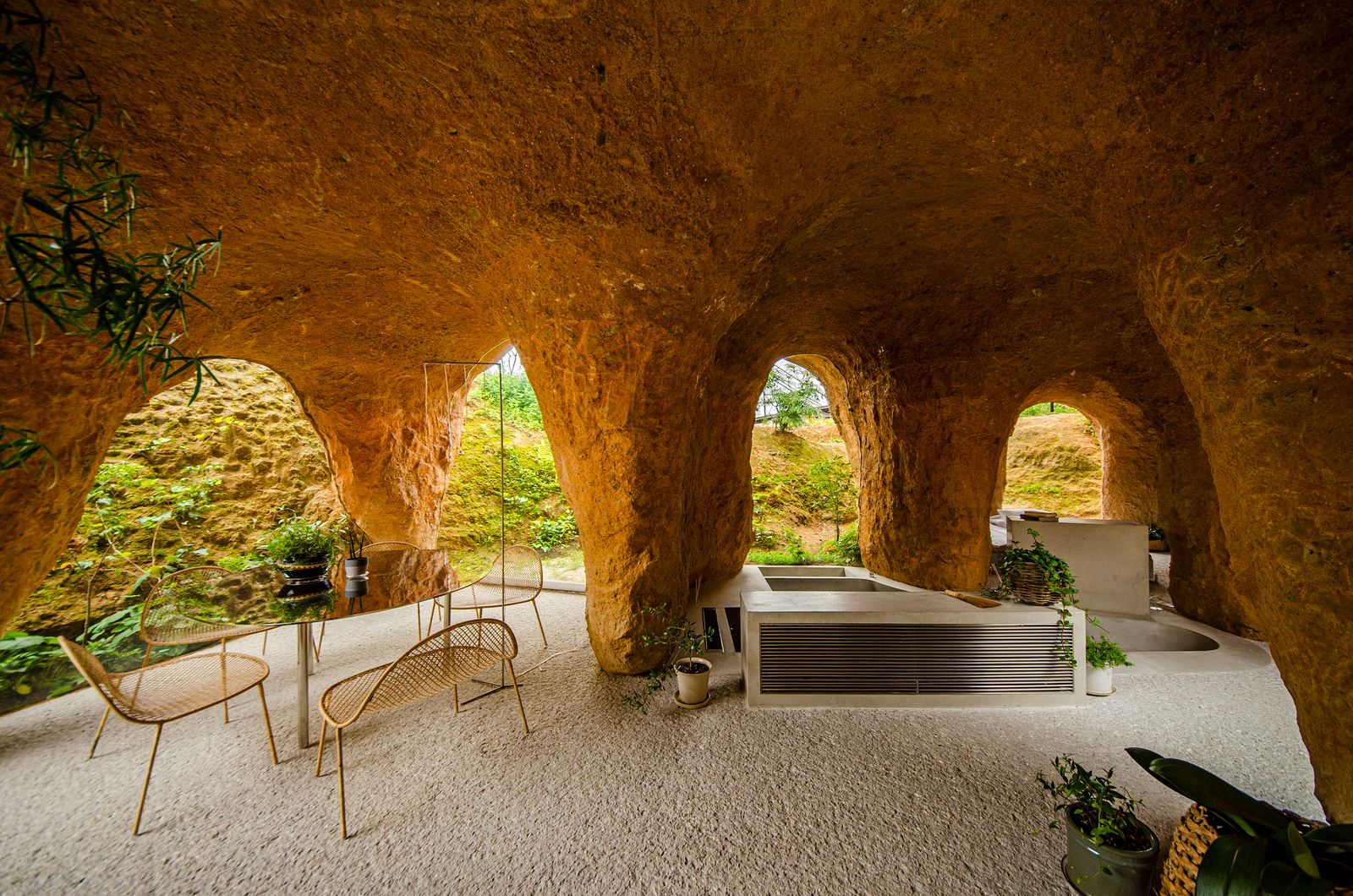 Junya Ishigami's cave-like house and restaurant design | Wallpaper*