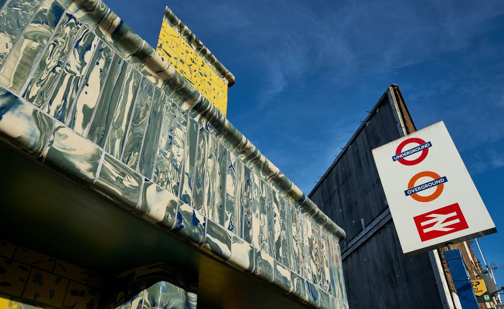 Assemble revamps a derelict Tube station with ceramic tiles | Wallpaper*