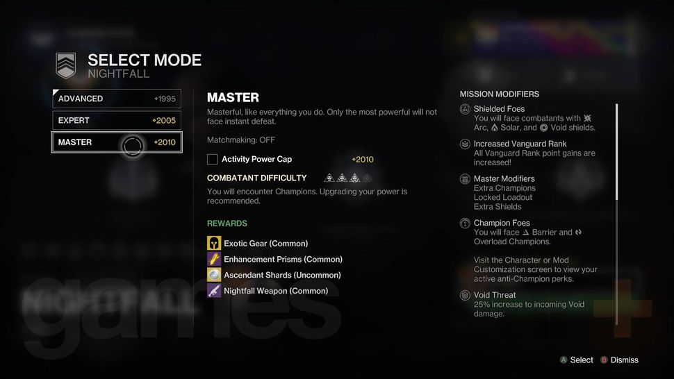 How to get Destiny 2 Nightfall weapons and farm them | GamesRadar+