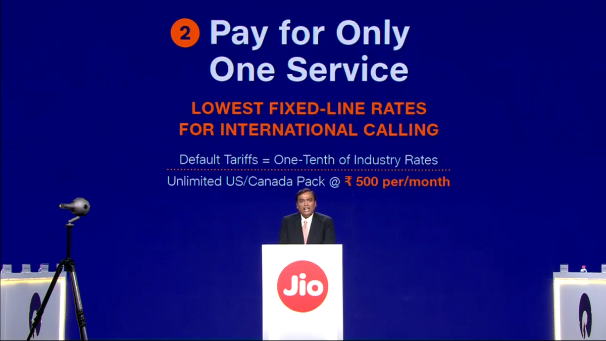 Reliance Jio Fiber with broadband speeds upto 1Gbps to be commercially ...