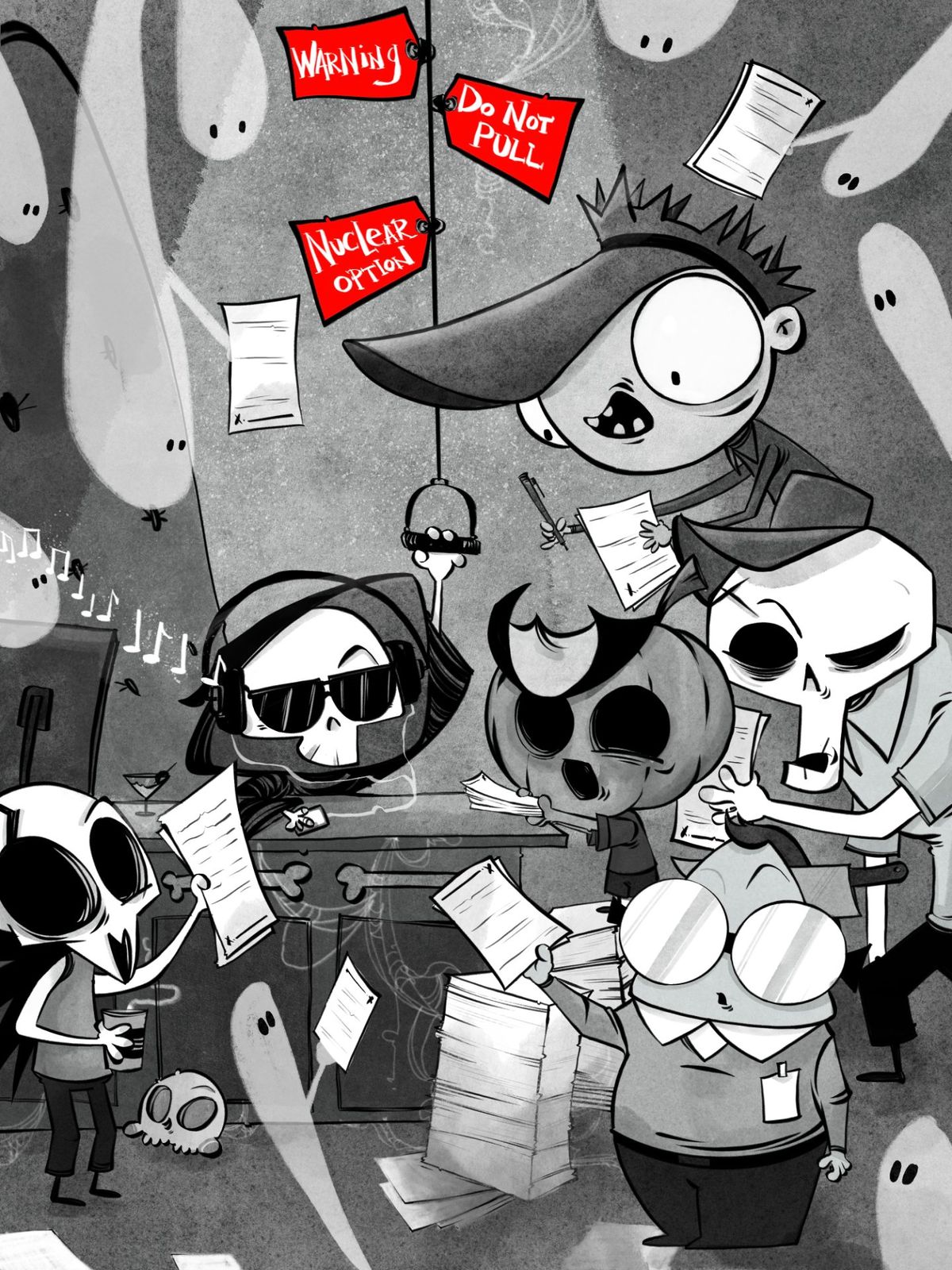The Have a Nice Death webcomic explores the game's world ahead of its ...
