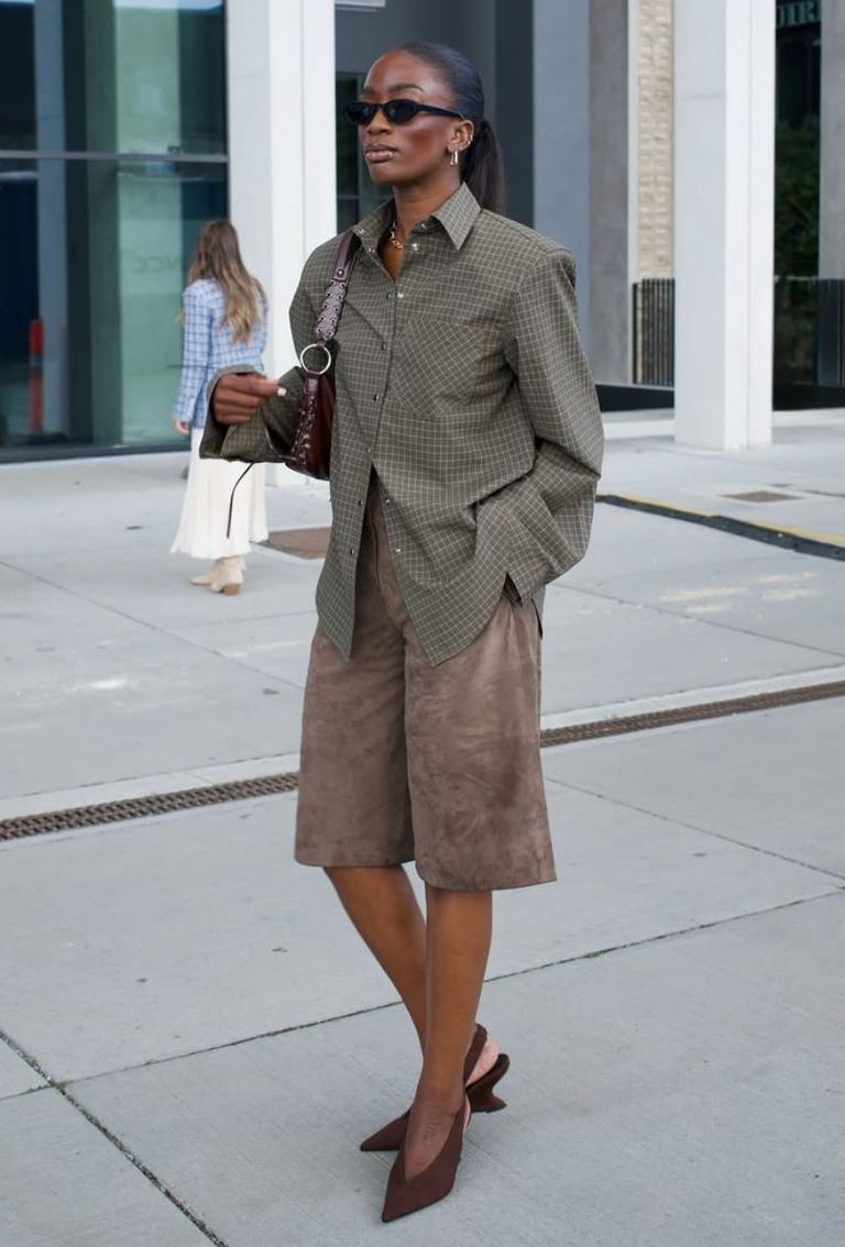 7 Chic Ways to Wear Shorts in Autumn | Who What Wear