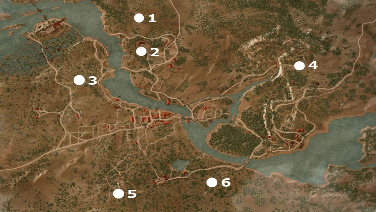 The Witcher 3 Places of Power map and locations | GamesRadar+