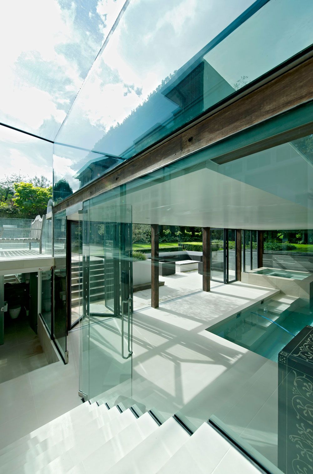 An Enviable Rear Extension With Swimming Pool in London's Highgate