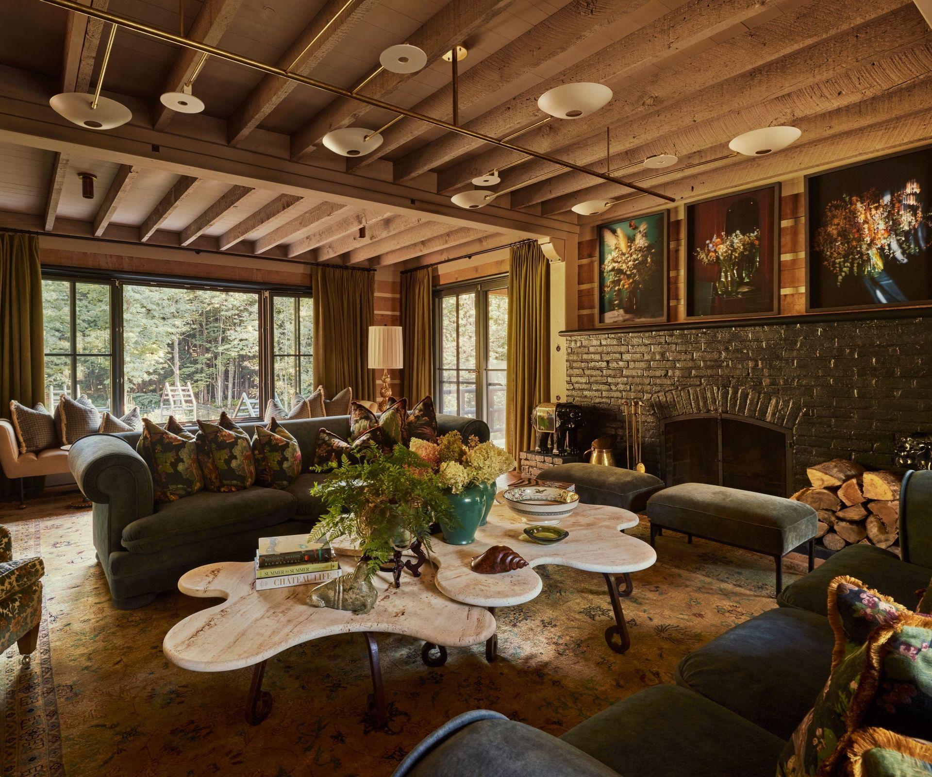 A designer's Canadian chalet home filled with global antiques | Homes ...