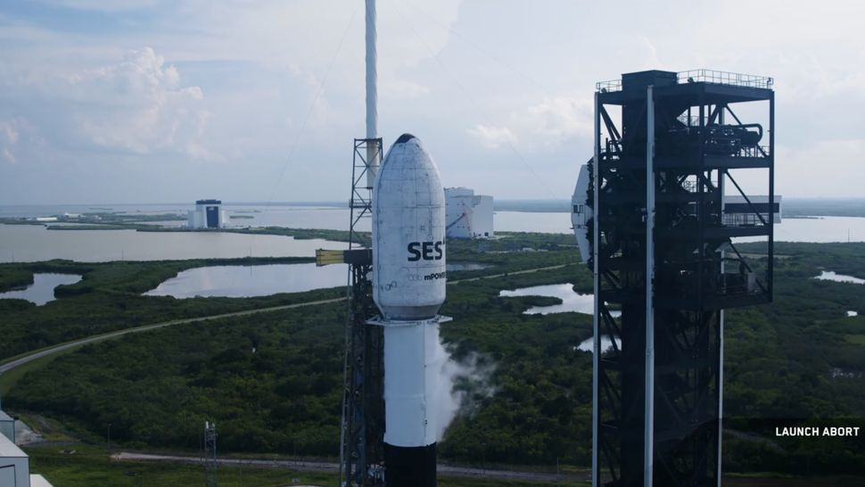 SpaceX aborts satellite launch 11 seconds before liftoff | Space