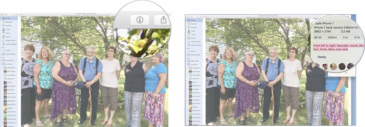 Adding descriptions to your Photos on Mac is like writing names and ...