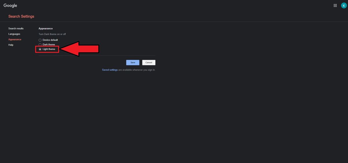 How to turn off Dark Mode on Google | Laptop Mag