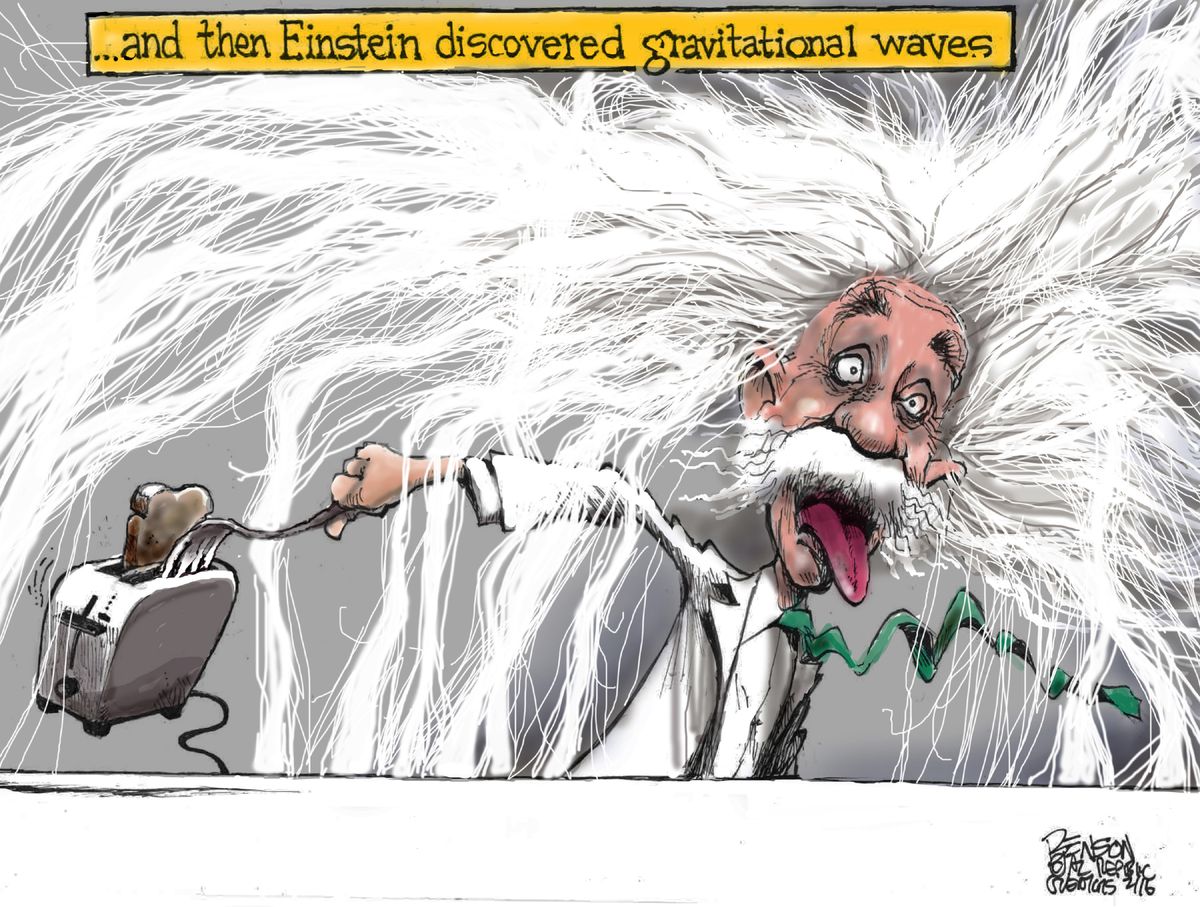 Editorial Cartoon U.S. Einstein Gravity | The Week