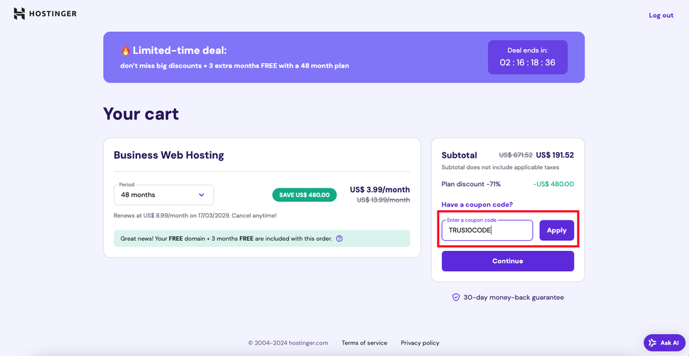 Hostinger coupon codes in Aug 2025 | Exclusive 10% OFF