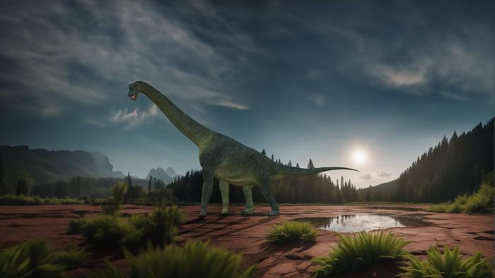 Giant never-before-seen long-necked 'titan' dinosaur unearthed in ...