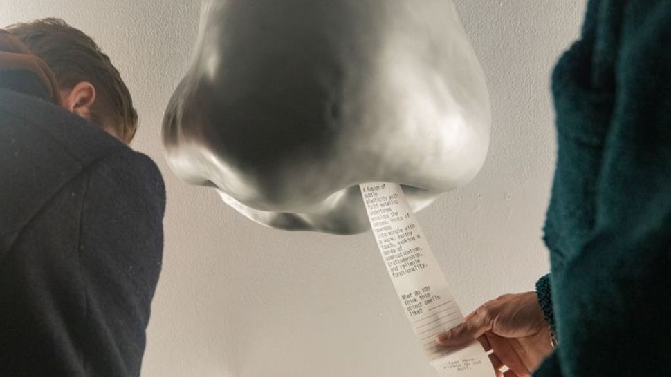Giant Raspberry Pi Nose Sniffs Objects, Sneezes Out a Printed Report ... Giant Raspberry Pi Nose Sniffs Objects, Sneezes Out a Printed Report ...