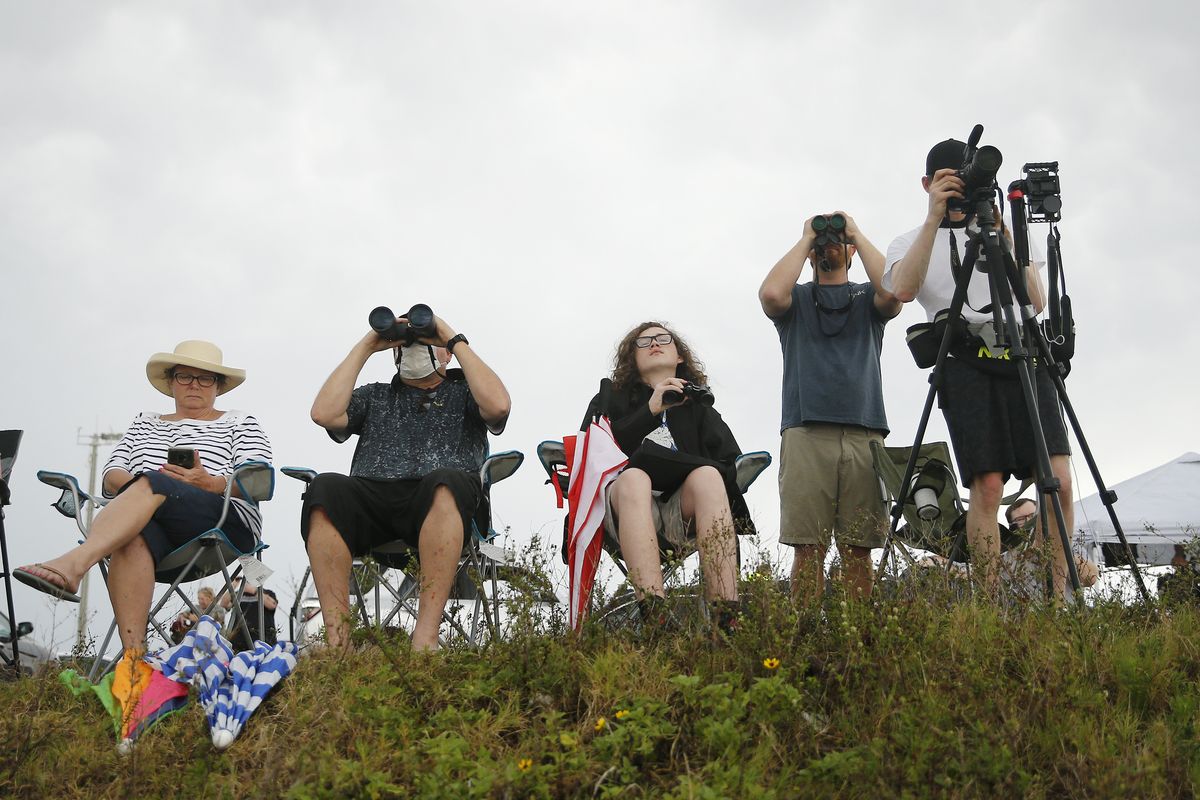 SpaceX's historic astronaut launch try draws huge crowds despite NASA ...