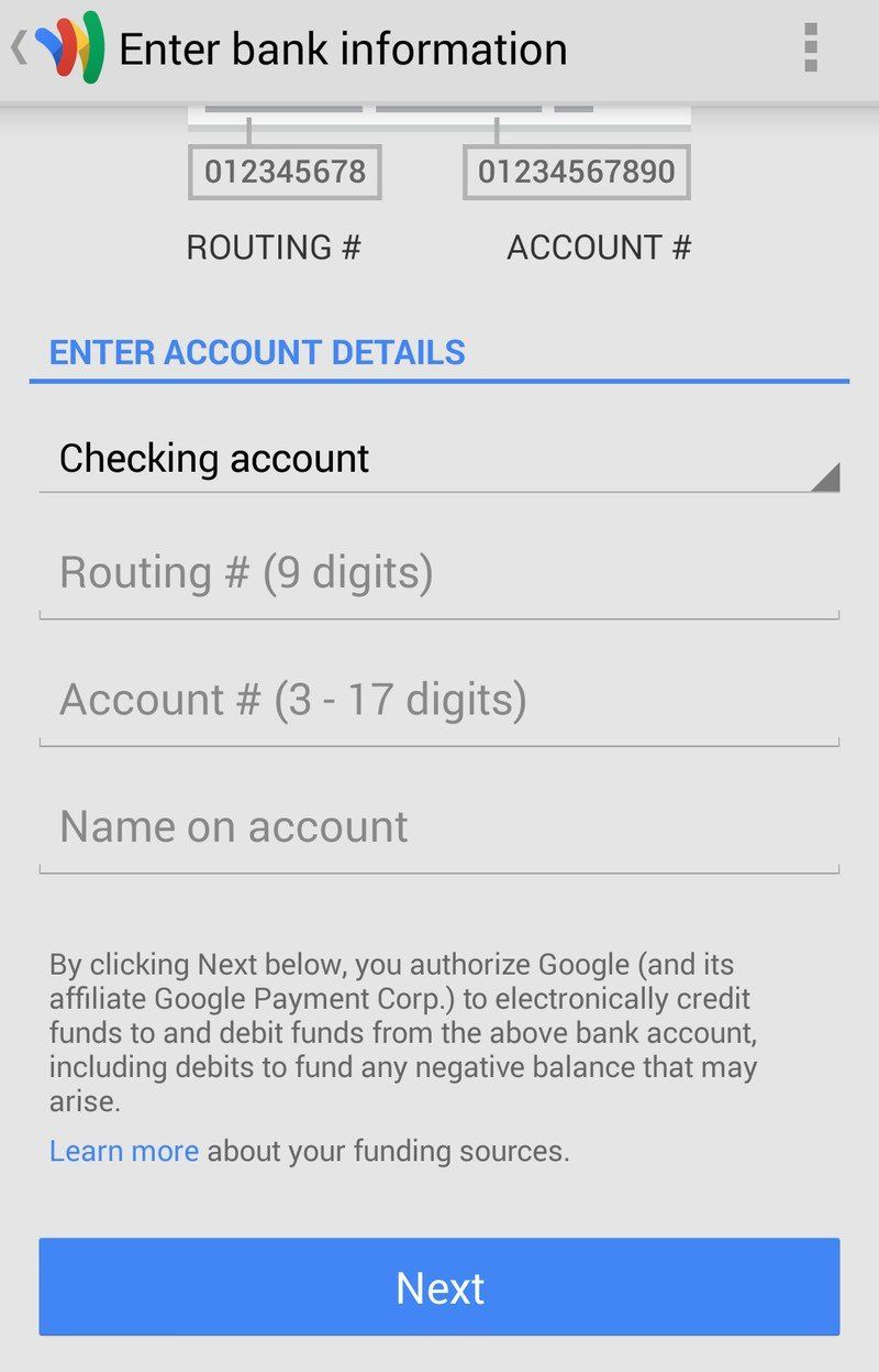 How to link your bank account to Google Wallet | Android Central