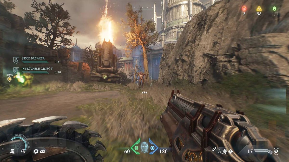 Doom The Dark Ages artillery cannon locations | GamesRadar+