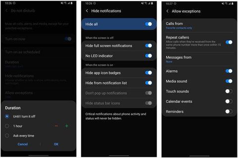 How to enable and schedule Do Not Disturb mode on your Samsung Galaxy ...