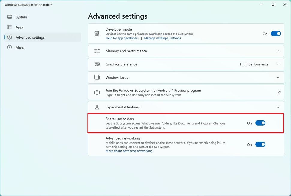 Essential settings to configure on Windows Subsystem for Android on ...