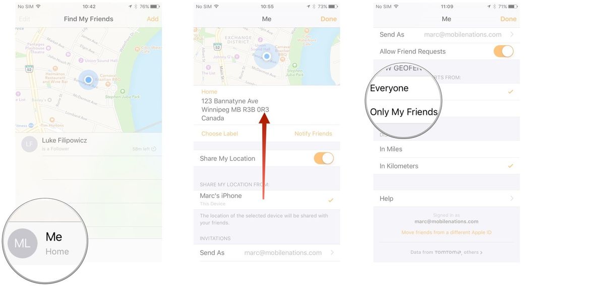 How to customize Find my Friends on iPhone and iPad | iMore