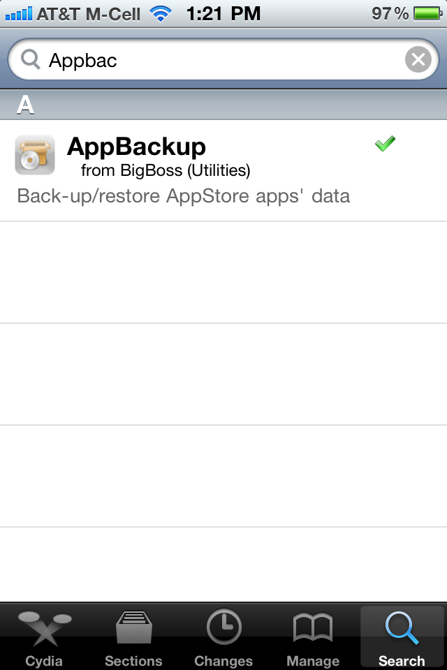Daily Tip: How to save your application data using appbackup [jailbreak] | iMore