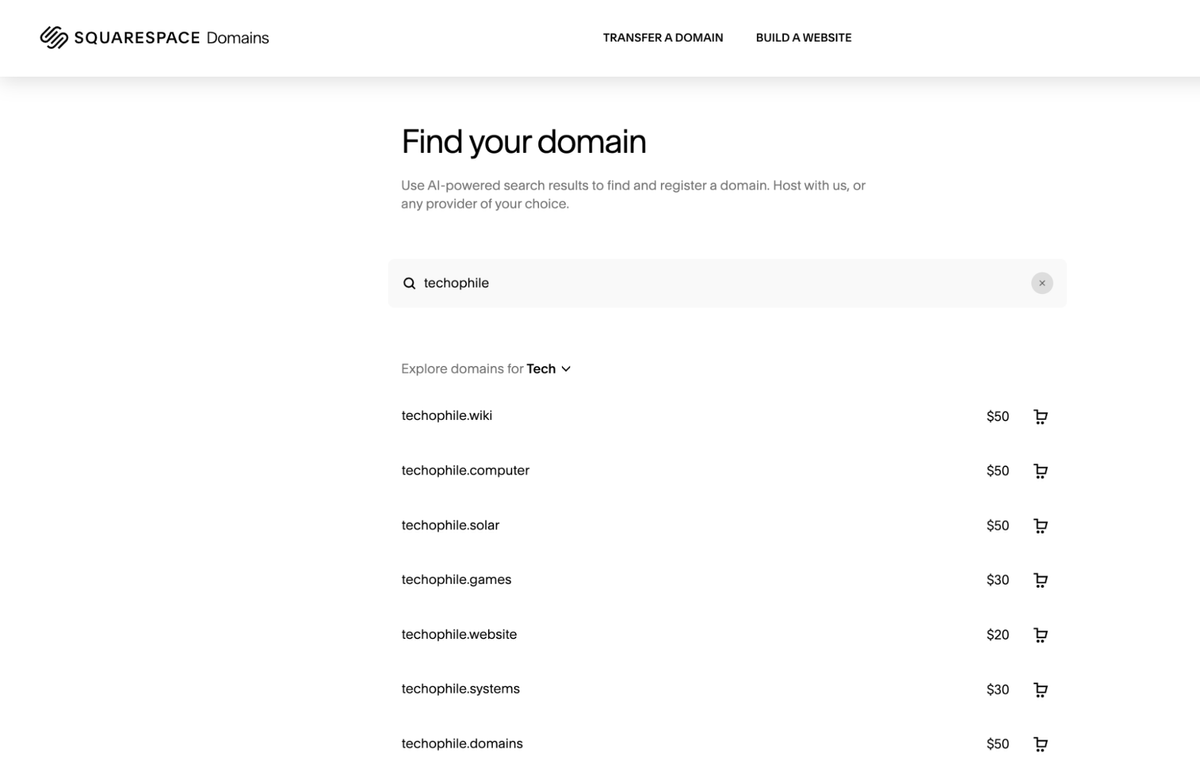 Want to buy a domain from Squarespace? Here is how | TechRadar