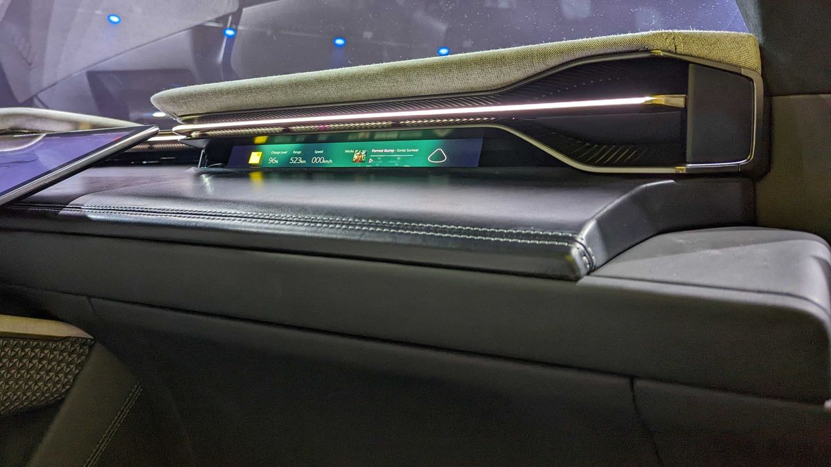 The Lotus Eletre has some of the strangest displays we've seen in an EV ...