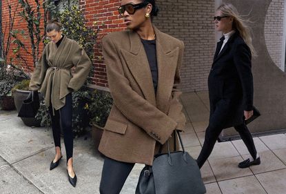 6 Stylish Outfits Ideas With Stirrup Leggings | Who What Wear