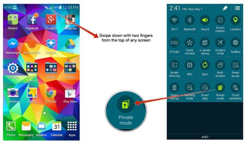 How to use Private Mode on the Samsung Galaxy S5 | Android Central