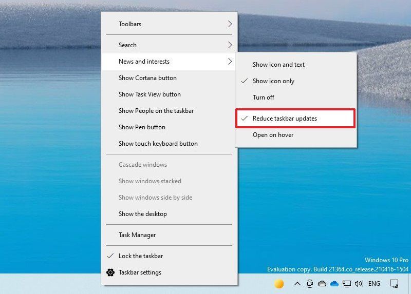 How to use the Windows 10 news and interests taskbar widget | Windows ...