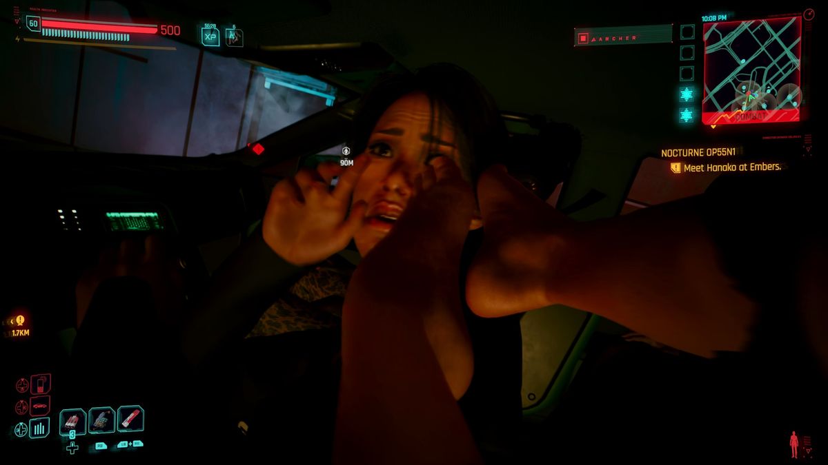 I spent too long playing the Cyberpunk 2077 mod that turns V's hands ...