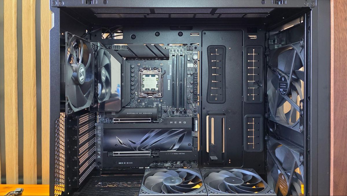 Hands-on with Lian Li's Lancool 217 PC case: High airflow, wood accents ...