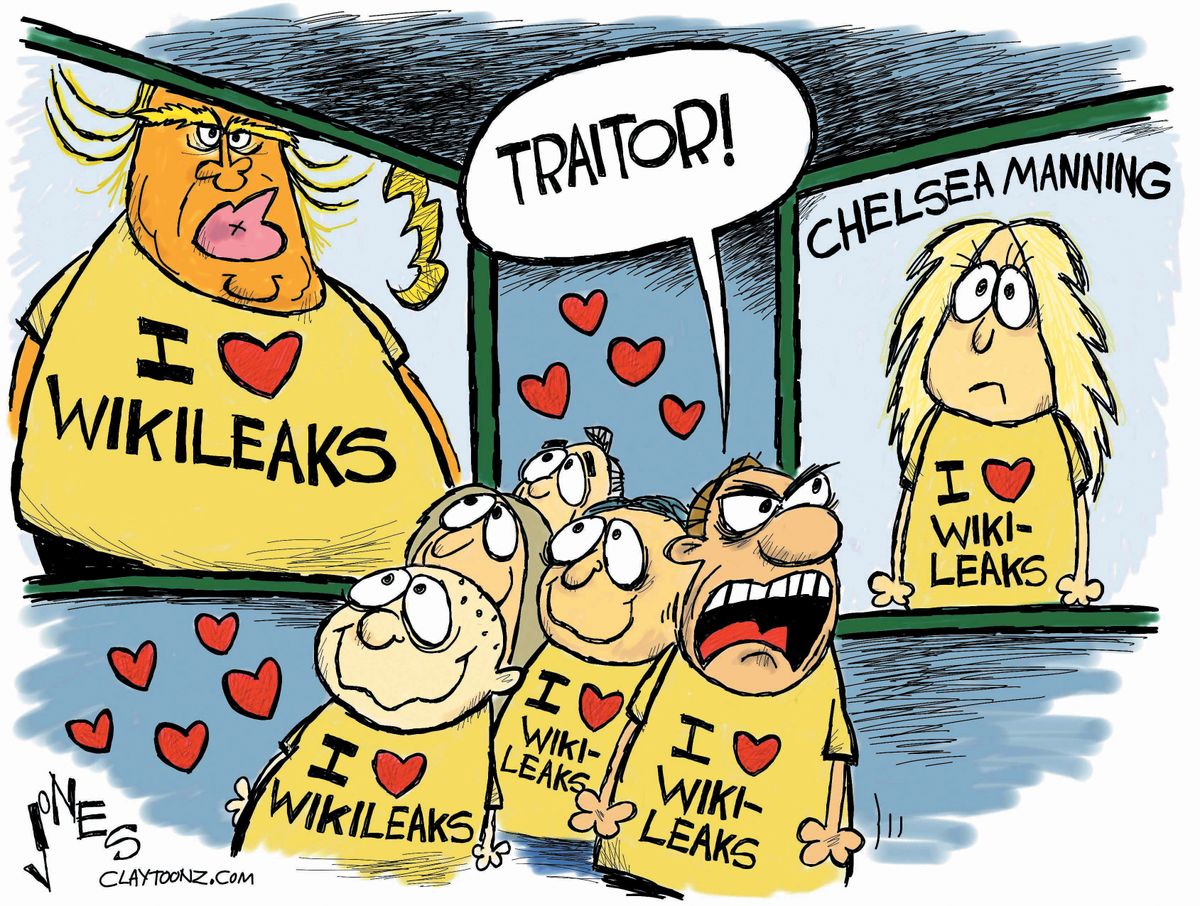 Political Cartoon U.S. Chelsea Manning Wikileaks | The Week