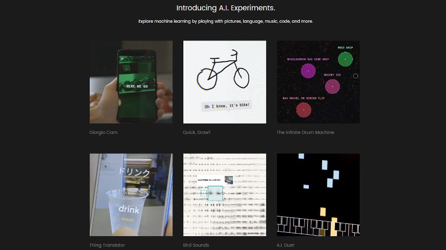 Google has put a bunch of AI experiments on the web | TechRadar
