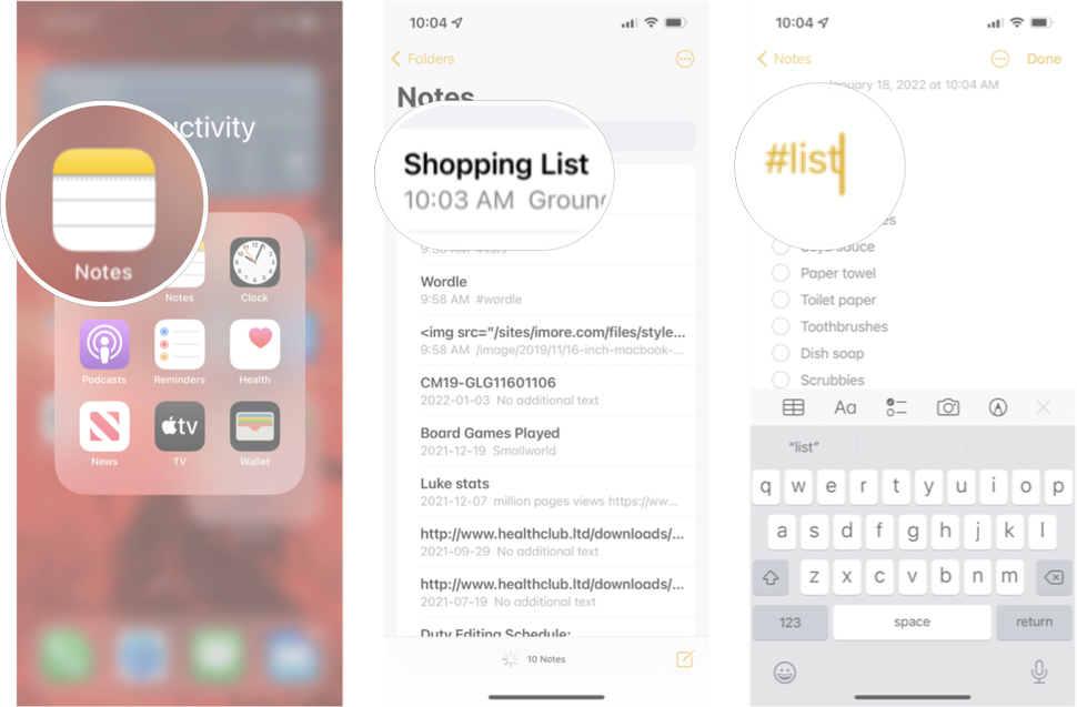 How to use tags in Notes on iPhone and iPad | iMore
