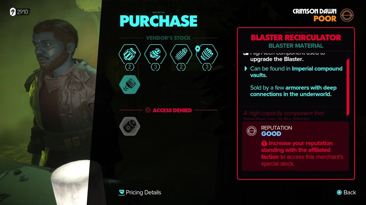 Star Wars Outlaws Faction and Reputation | GamesRadar+