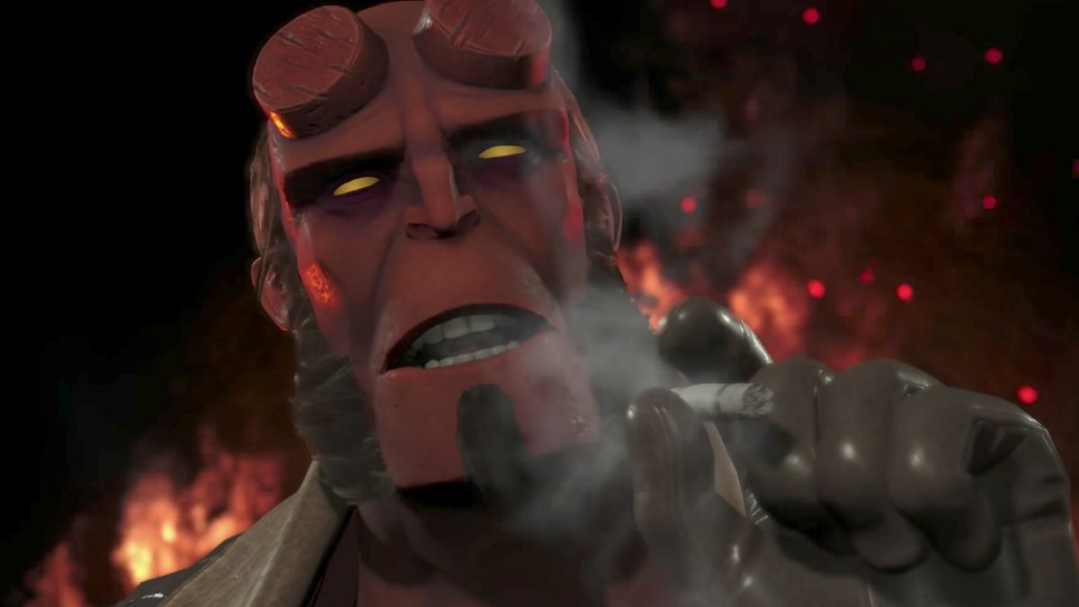 Hellboy is the latest DC star to join Injustice 2, and he's bringing ...