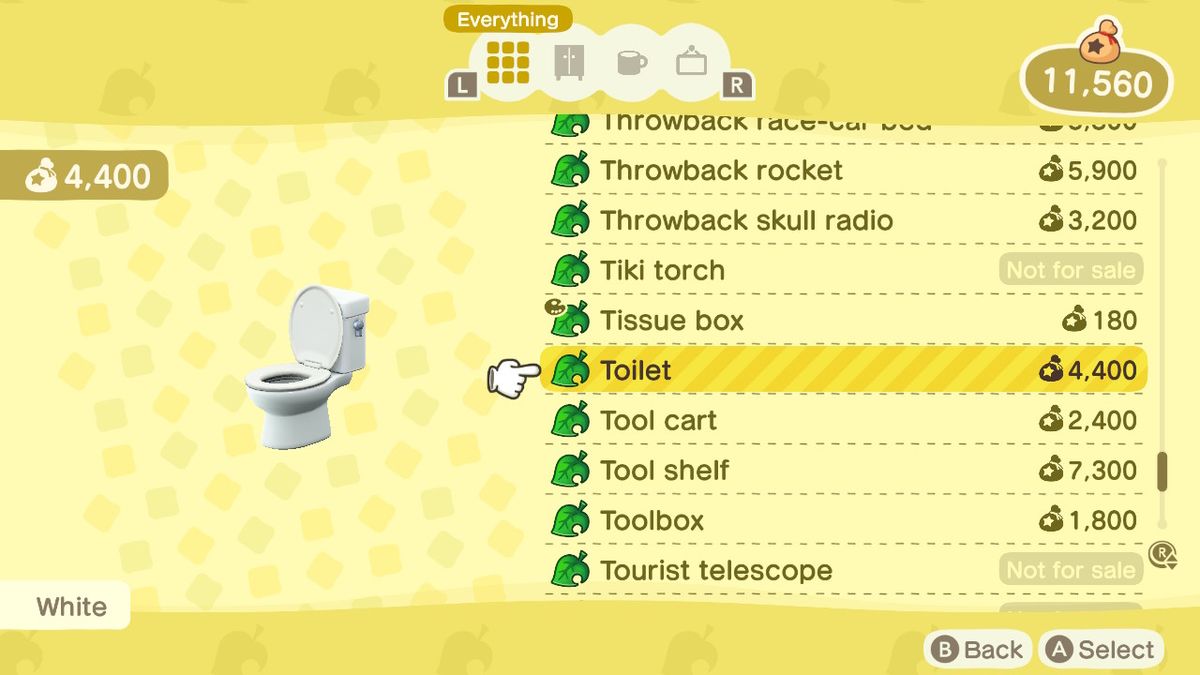 Animal Crossing: New Horizons — How to poop using a toilet | iMore