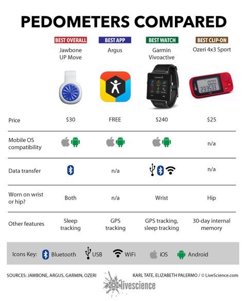 The Best Pedometers and Step Counters | Live Science