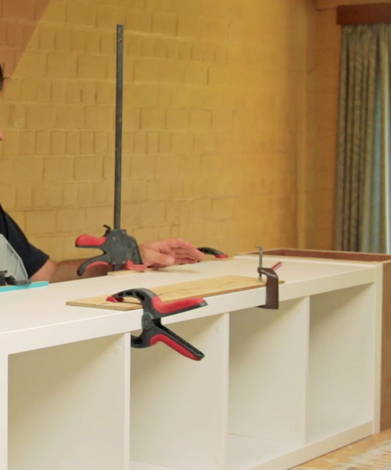 This IKEA KALLAX is now a bespoke kitchen bench | Livingetc