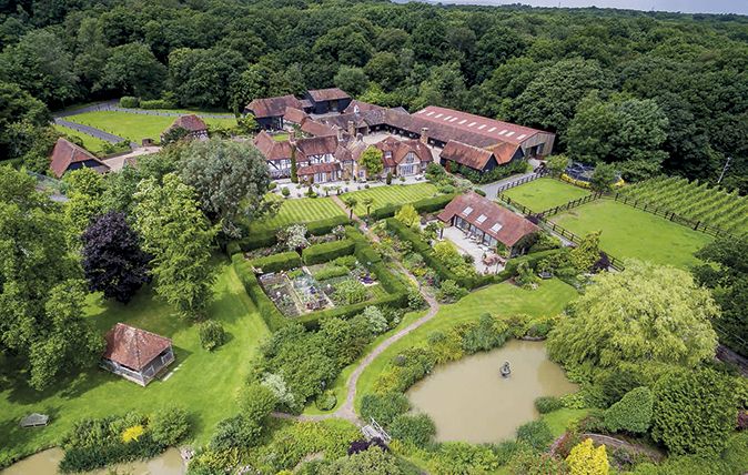 Cotswold farmhouse with equestrian facilities and a party barn ...