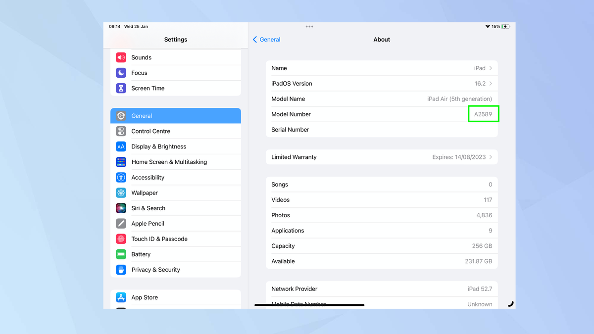 How to check your iPad model and generation | Tom's Guide