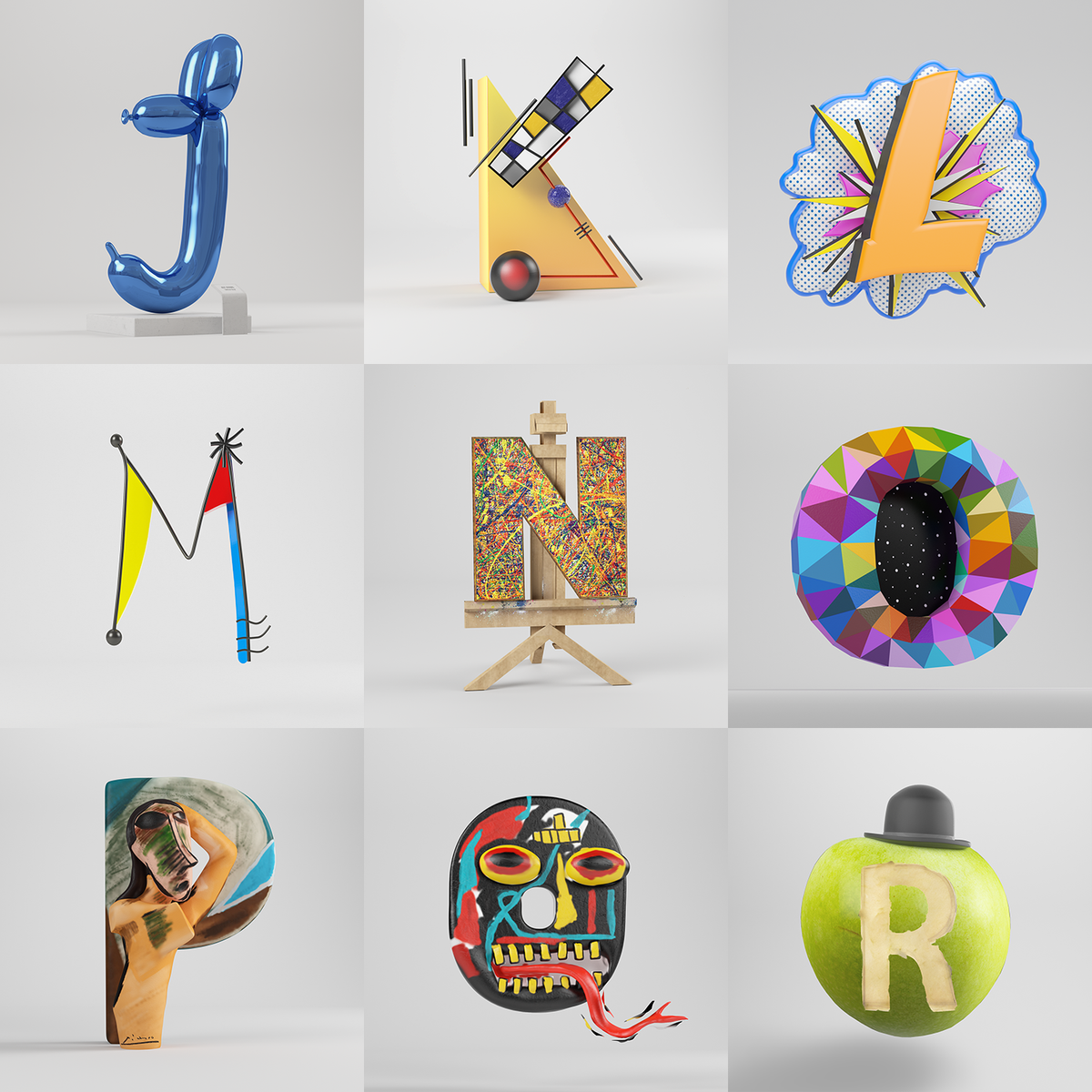 This artists alphabet is the most beautiful thing you’ll see all day ...
