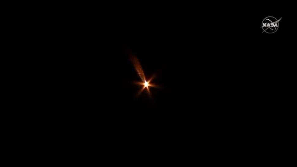 Antares Rocket Launches NASA Cargo to Space Station in Dazzling Predawn ...