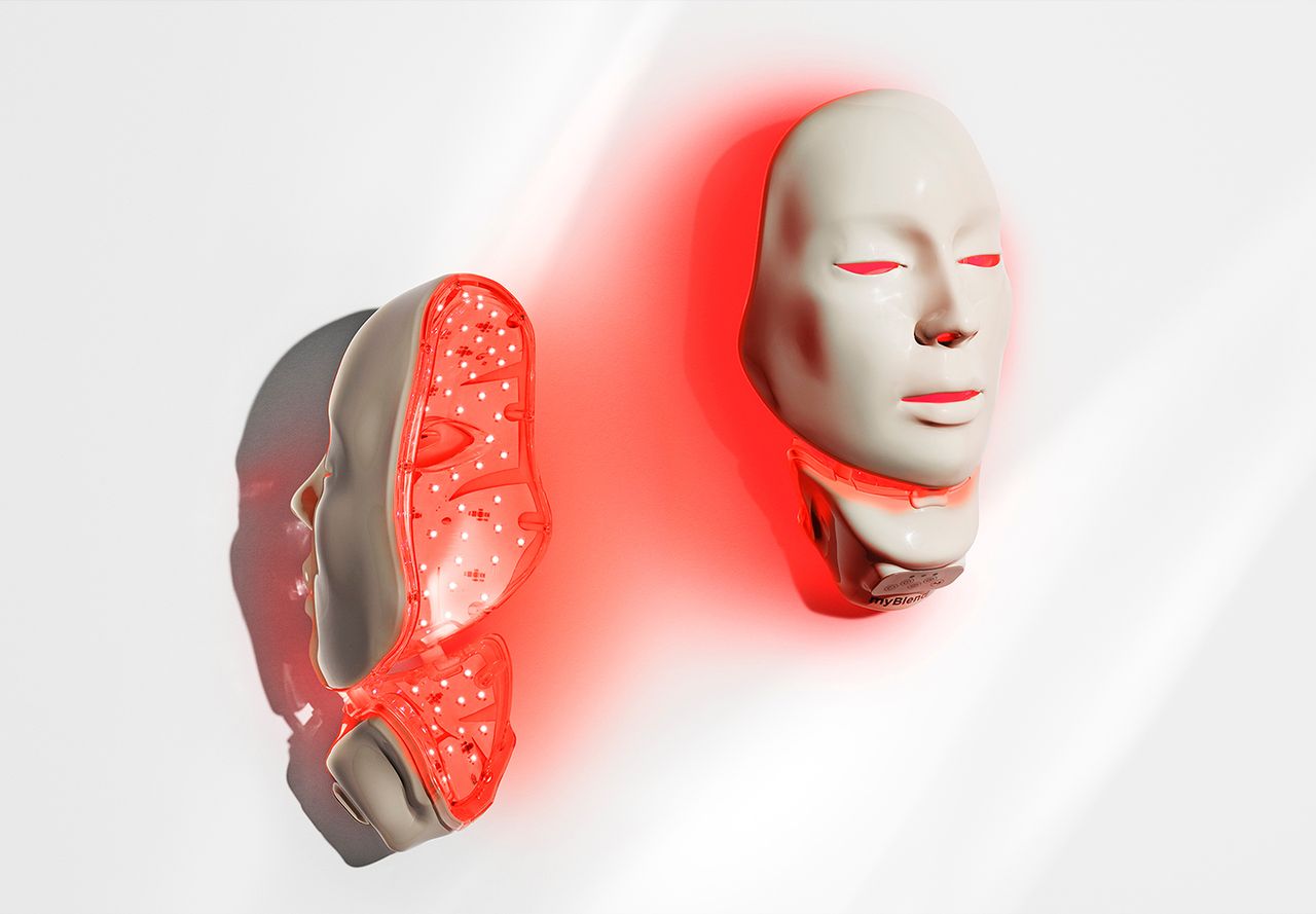 This LED Mask by myBlend is sculptural and tech-forward | Wallpaper*