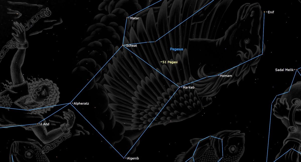 See the Great Square of Pegasus trot through the night sky this month ...