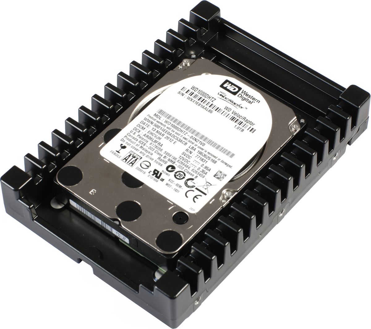 The VelociRaptor WD1000DHTZ (1 TB) - Western Digital VelociRaptor ...