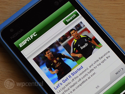 ESPN rebrands Soccernet to ESPNFC, new Windows Phone app launching ...