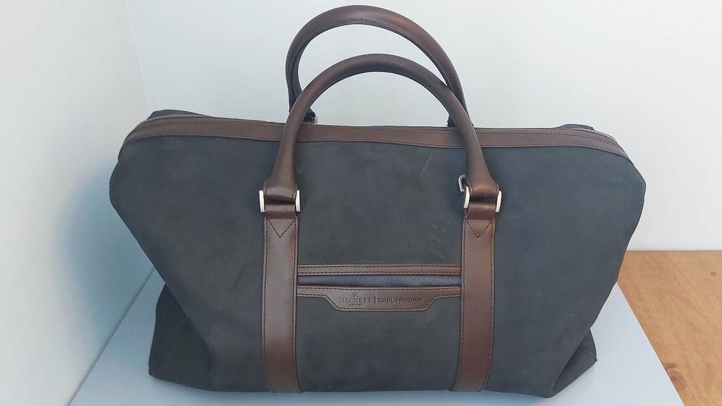 Carl Friedrik x Hackett London Compact Weekender review: a business ...