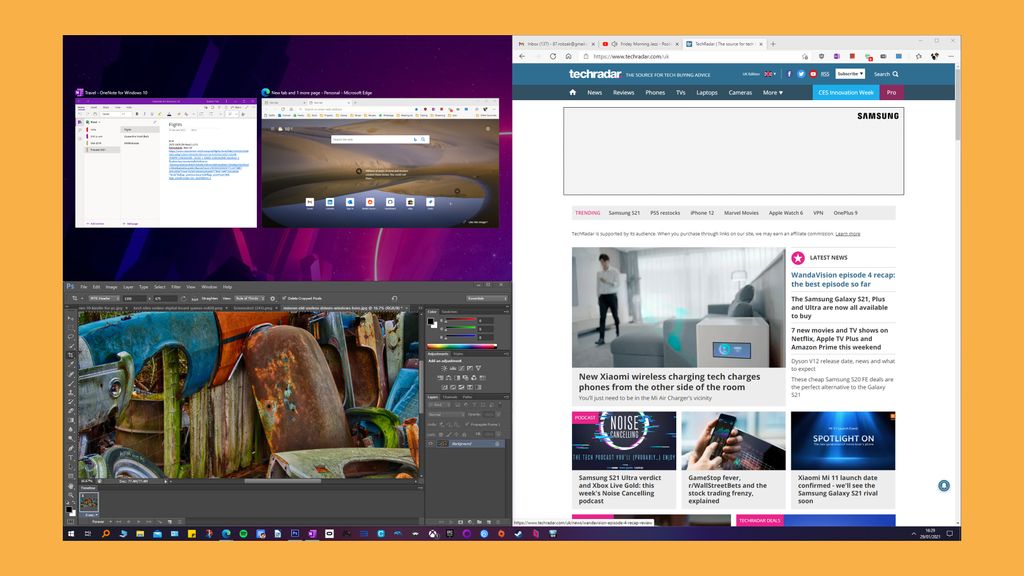 How to use split screen in Windows 10 | TechRadar