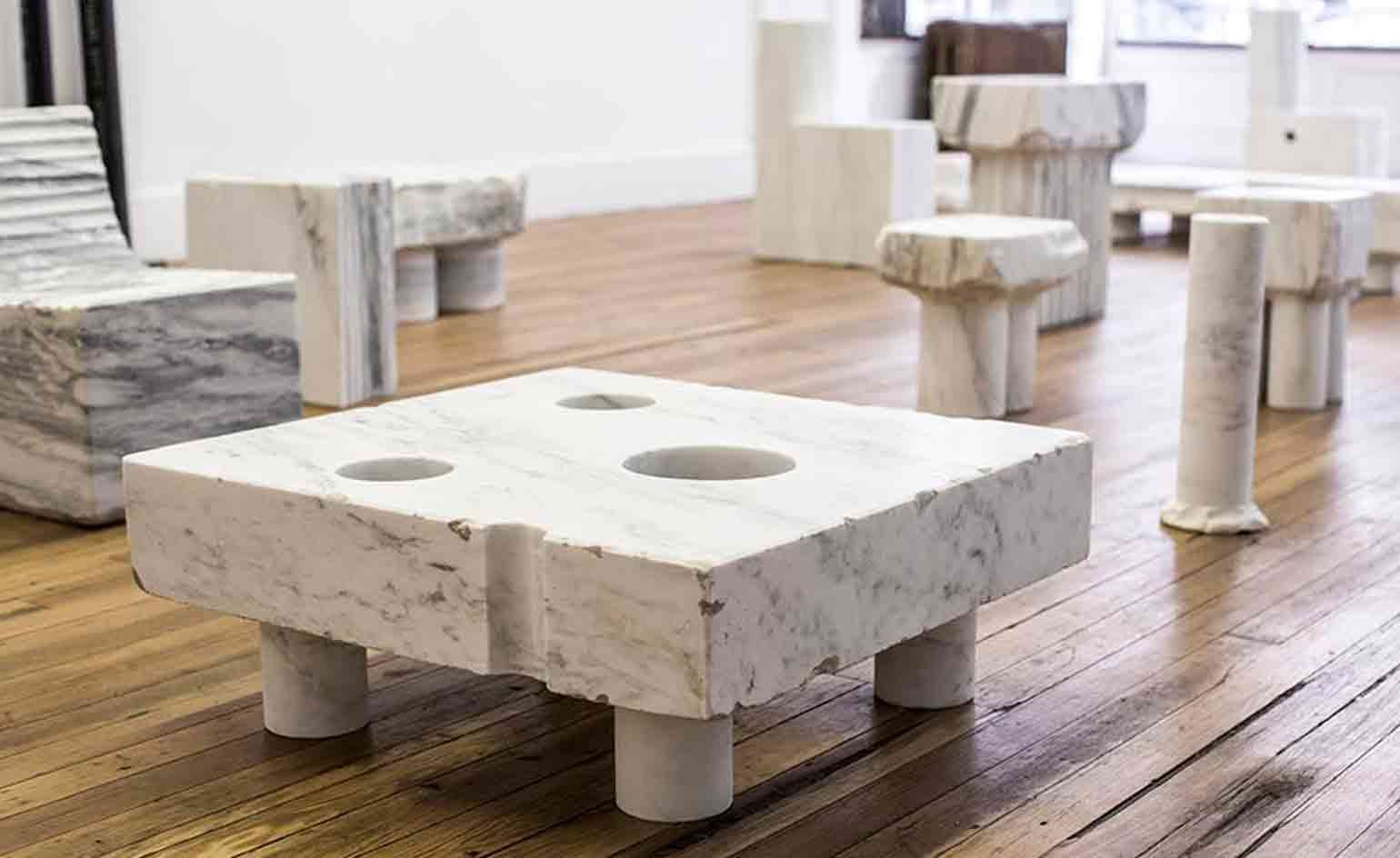 Max Lamb creates sculptural furniture out of marble | Wallpaper*